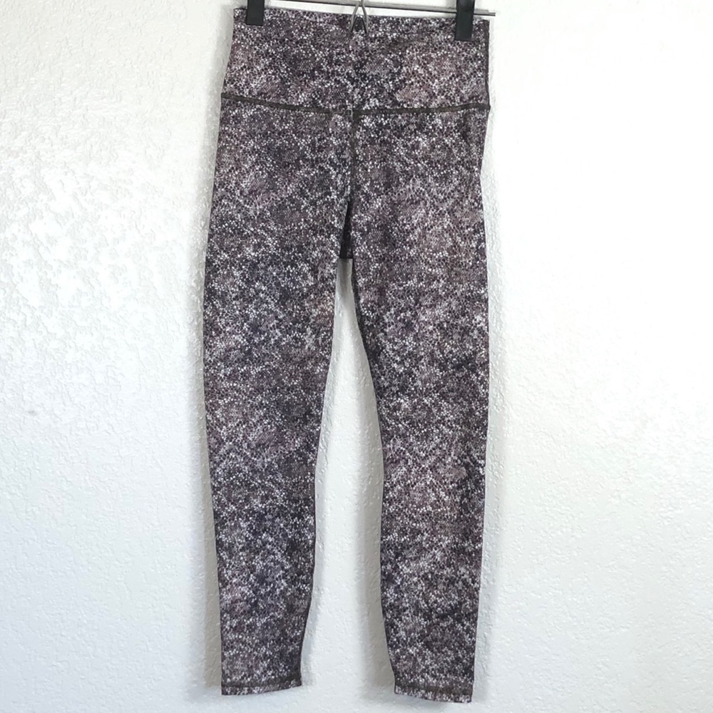 Power Hold By Fabletics Snake Skin Print Leggings - Gem